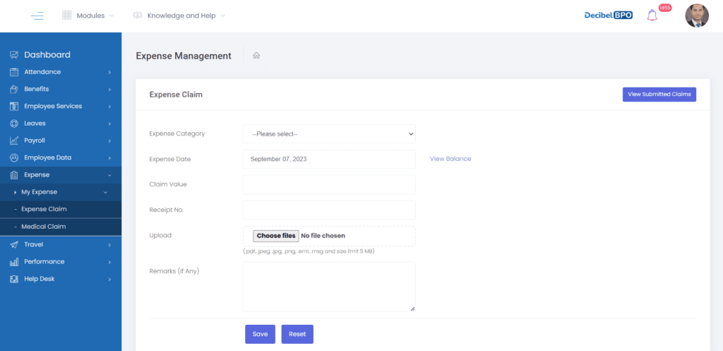 Expense Management - Decibel360 Cloud